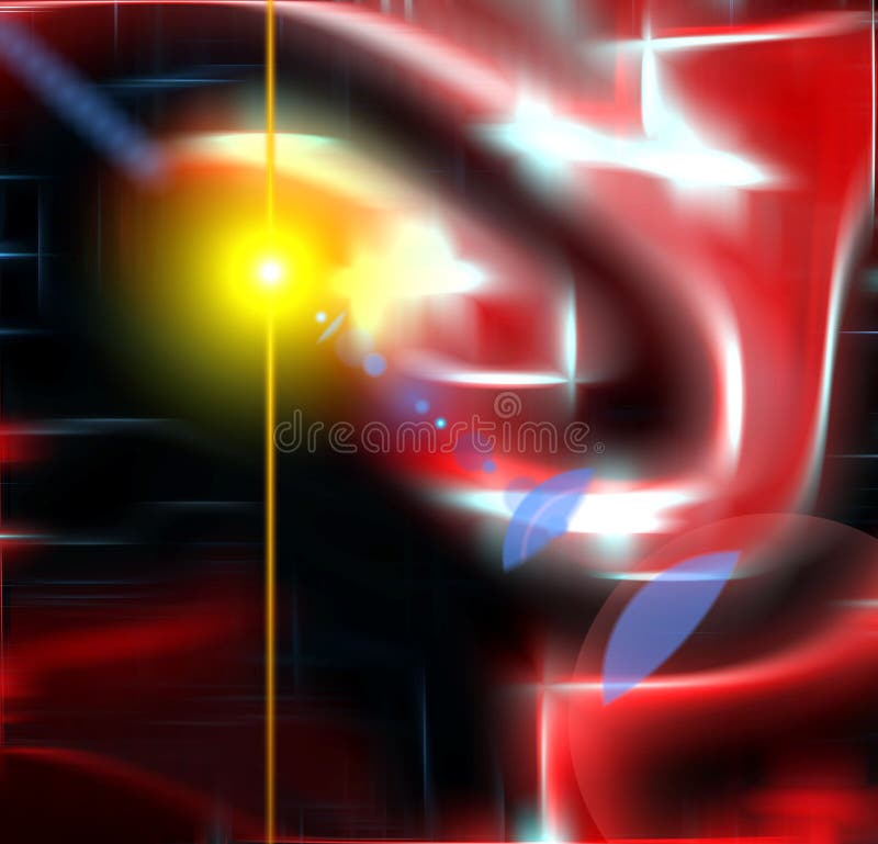 Abstract Flowing Forms, Background Stock Image - Image of color ...