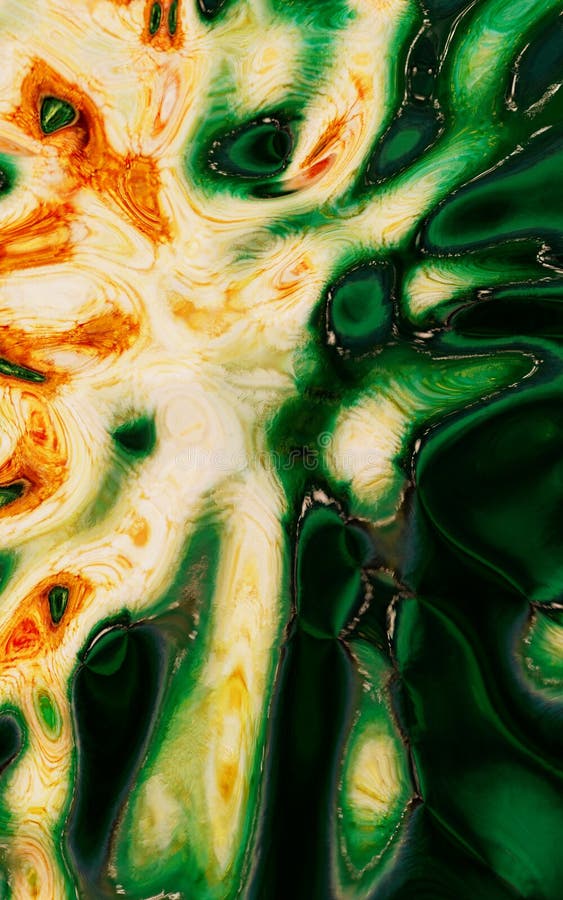 Abstract Flowing Liquid, 3d Rendering Stock Illustration - Illustration ...
