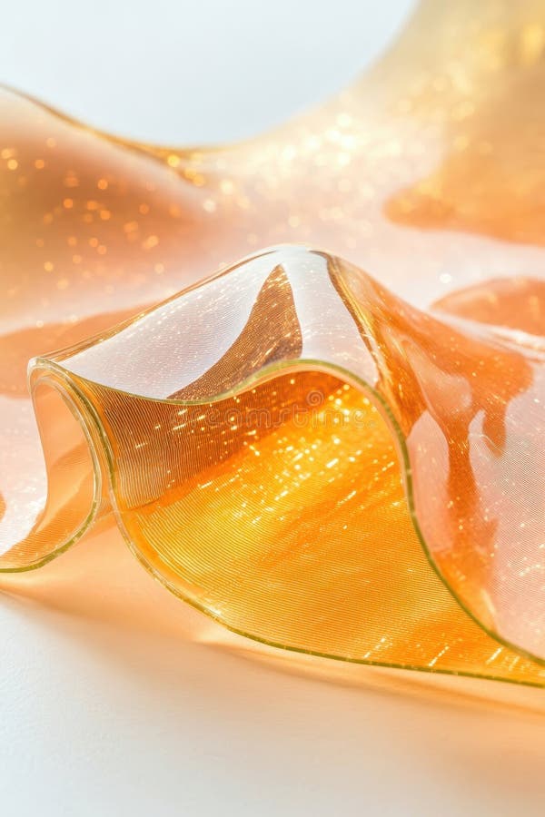 Abstract Flowing Material with Tiny Bright Particles, Conveying Microscopic Details and Advanced ...