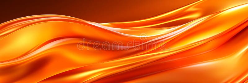 Abstract Flowing Orange Wave Vibrant, Dynamic Gradient Background for ...