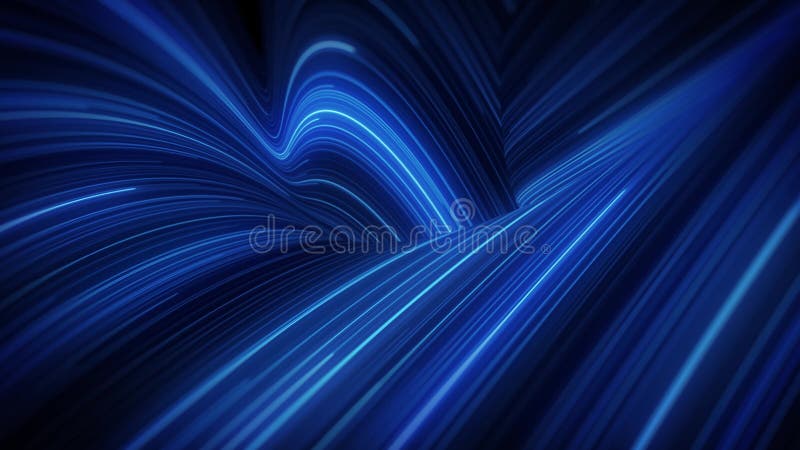 Abstract Flowing Particle Lines Data Concept Background Loop Stock ...