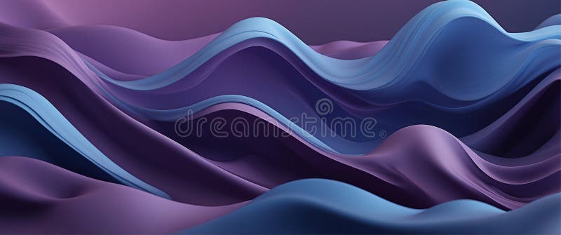 Abstract, Flowing Pattern of Waves and Curves. the Colors are ...