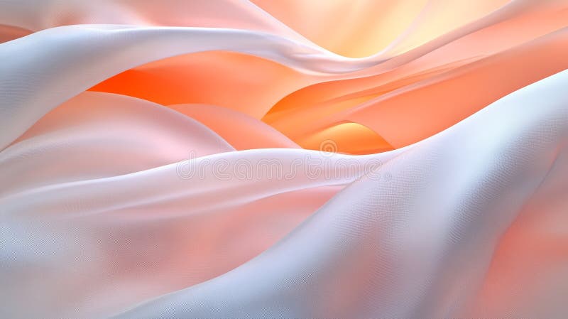 Abstract Flowing Pink Satin Fabric Background, Delicate Texture, Soft ...