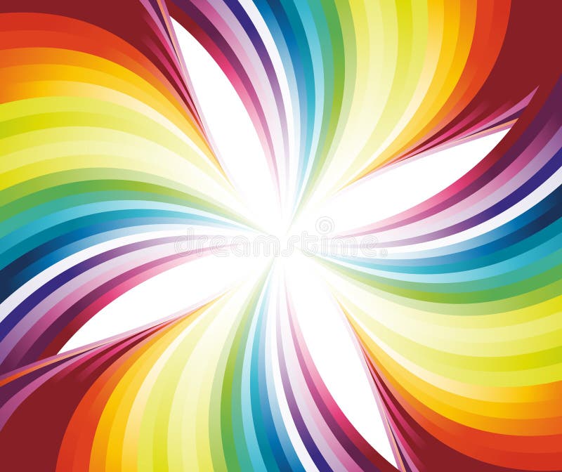 Abstract Flowing Rainbow Stream Stock Vector - Illustration of ... Abstract Flowing Rainbow Stream Stock Vector - Illustration of ...