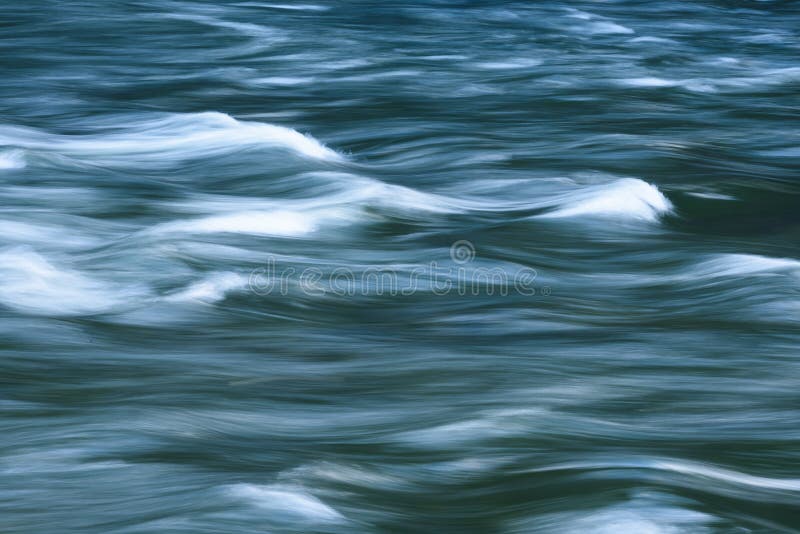 Abstract of Flowing River Water in Slow Motion Stock Photo - Image of ...