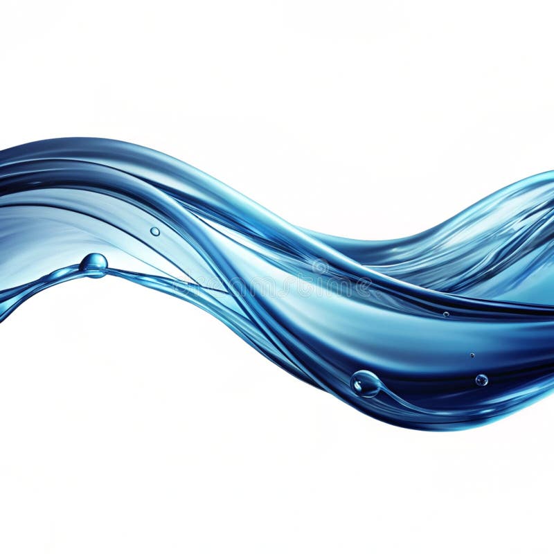 Abstract Flowing Water stock illustration. Illustration of symbolizing ...