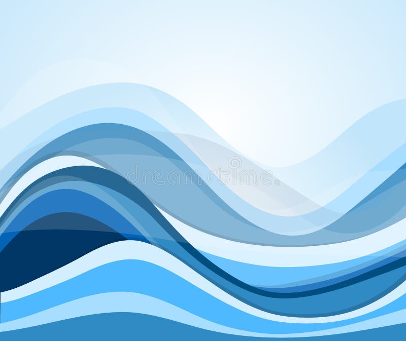 Abstract Flowing Water Wave Background Design Element Stock ...