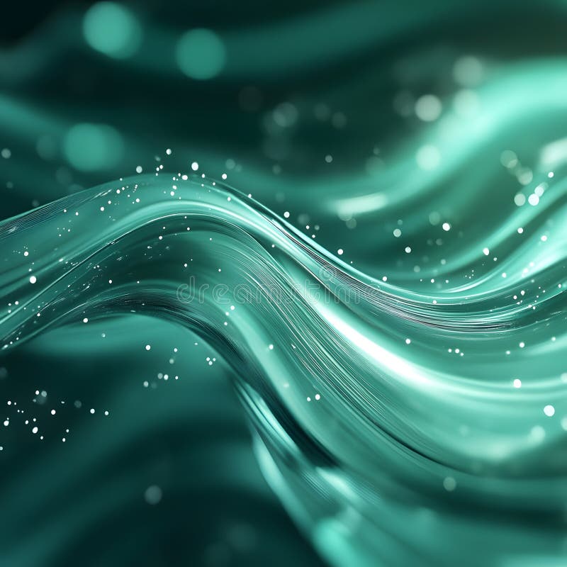 Abstract Flowing Waves stock illustration. Illustration of waves ...