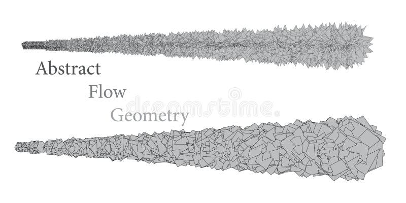 Abstract flows stock vector. Illustration of poly, decoration - 56800372