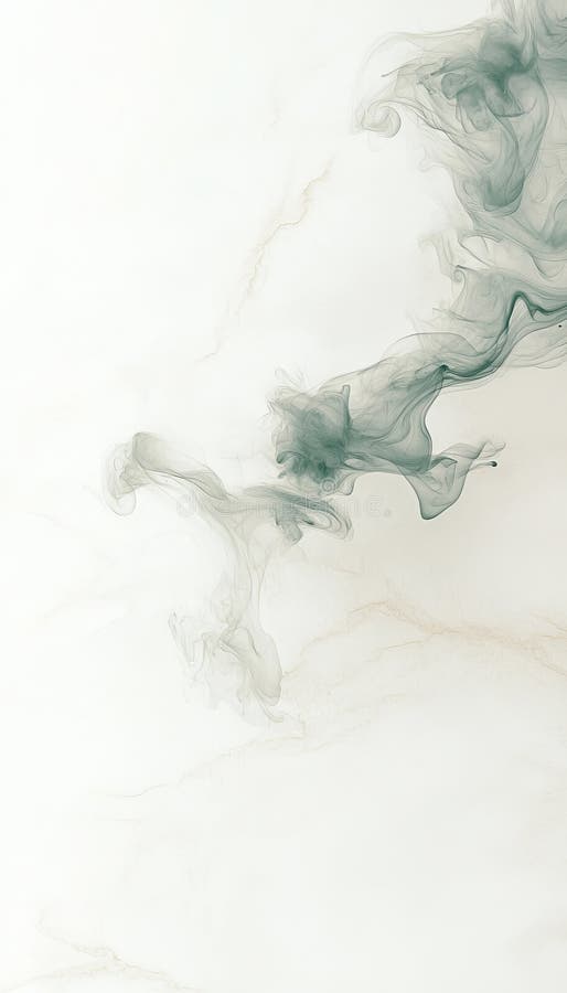 Abstract Fluid Art Background, Dynamic Flowing Olive Green Waves on ...