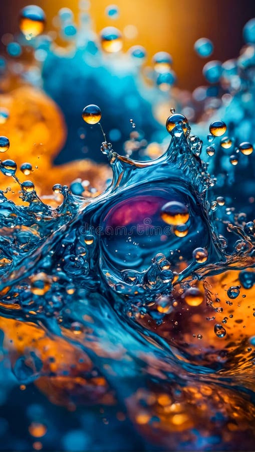 Abstract Fluid Art with Bold Colors Showcasing Creativity and Dynamic ...