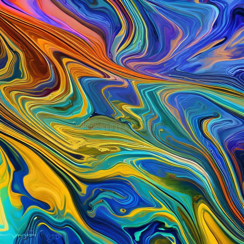 1095 Abstract Fluid Art: a Captivating and Abstract Background ...