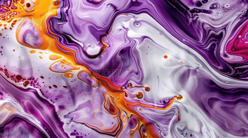 Abstract Fluid Art for Largescale Wall Mural Stock Illustration ...