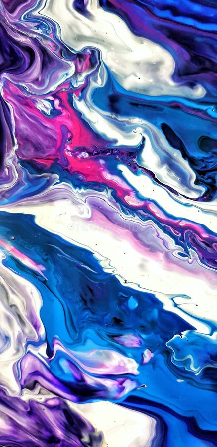 Abstract Fluid Art Painting Stock Image - Image of painting, fluid ...