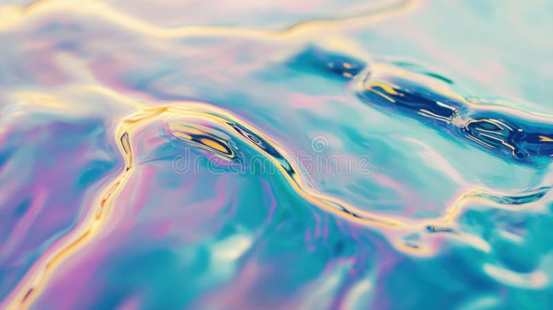 Abstract Fluid Artwork with Pastel Colors Creating a Soothing, Calming ...