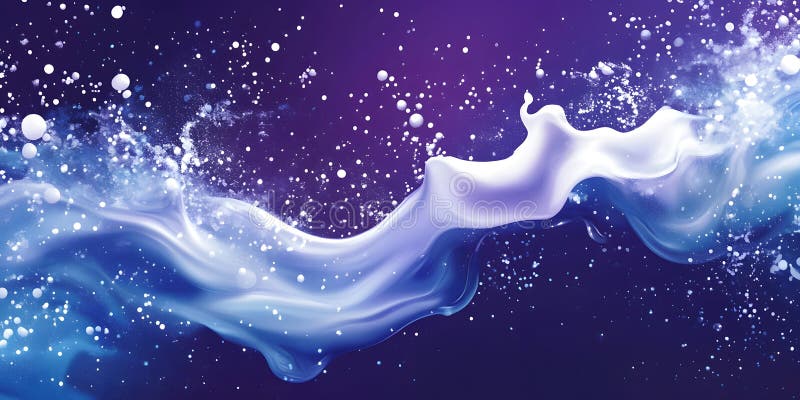 Abstract Fluid Background in Future Dusk Color Scheme with Sparkles ...