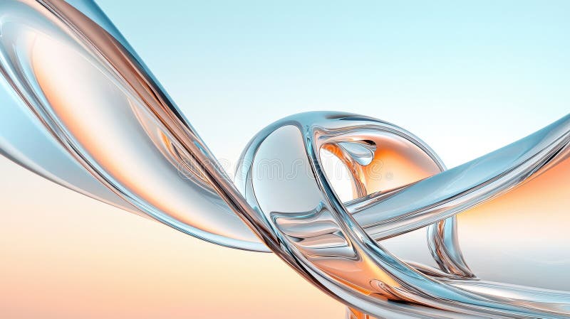 Abstract Fluid Design with High Fidelity Elements Stock Illustration ...