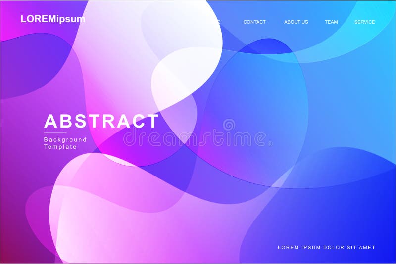 Abstract Fluid Dynamic Shape Background Combination Stock Vector ...