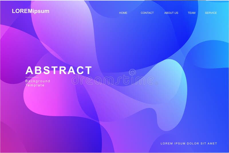 Abstract Fluid Dynamic Shape Background Combination Stock Vector ...