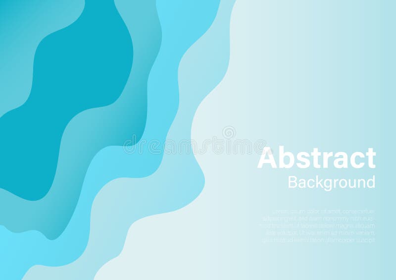 Abstract Fluid Gradient Background, Blue Gradient Color Vector ...