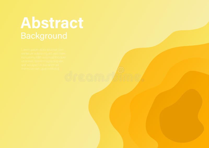 Abstract Fluid Gradient Background, Yellow Gradient Color Vector ...