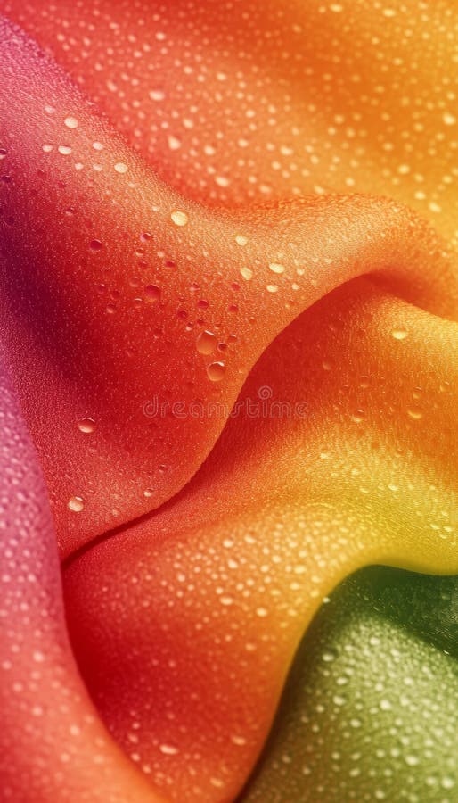 Abstract Fluid Gradient, Soft Arcs, Vibrant Color Palette, Gentle ...