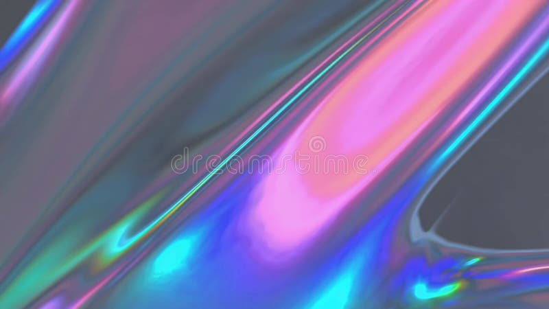 Abstract Fluid Iridescent Gradient with Vivid Colors and Smooth Texture ...