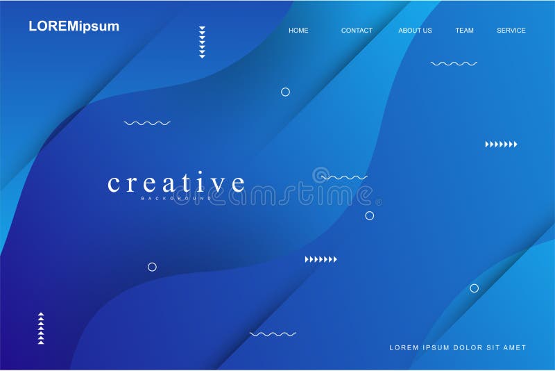 Abstract Fluid Dynamic Shape Background Combination Stock Vector ...