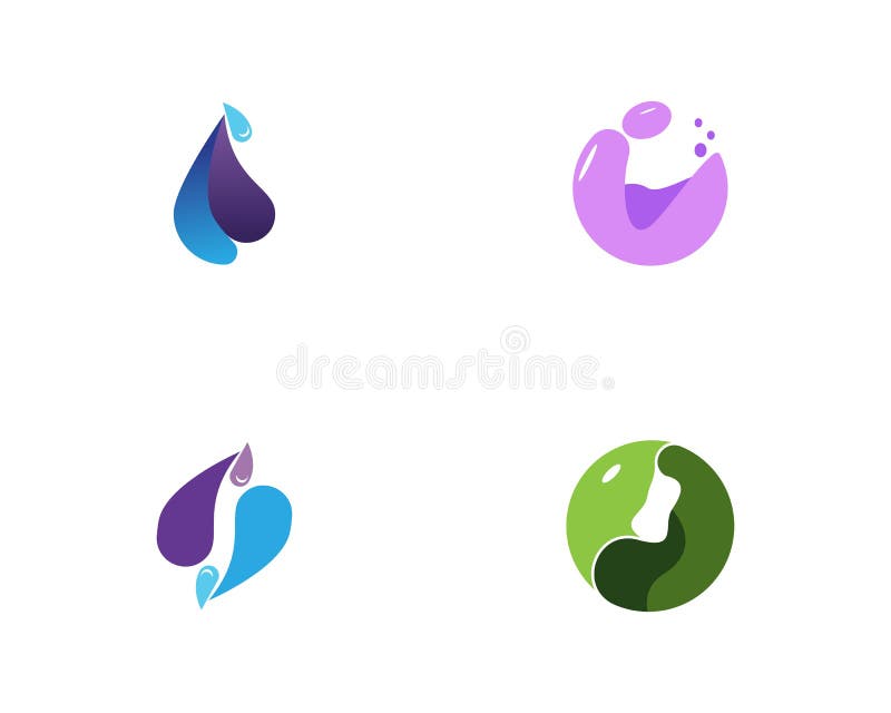 Abstract Fluid Logo Design Vector Template Stock Vector - Illustration ...