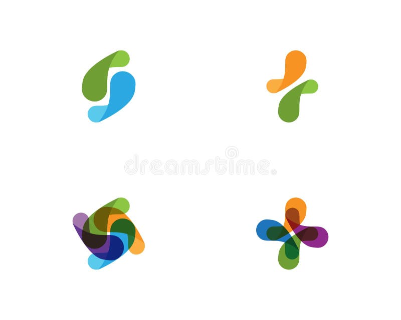Abstract Fluid Logo Design Vector Template Stock Vector - Illustration ...