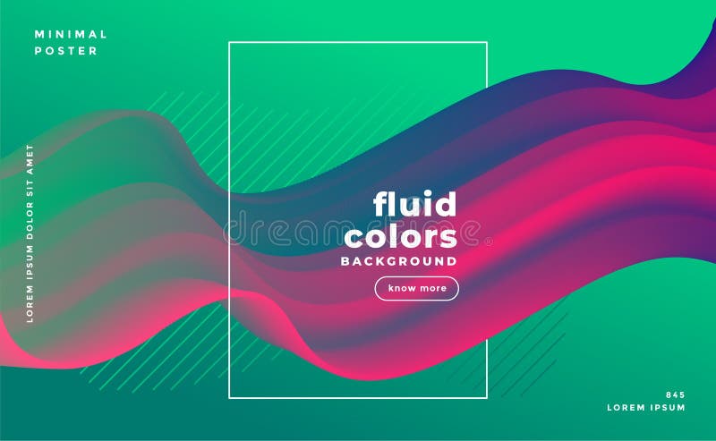 Abstract Fluid Loop Banner Design Stock Vector - Illustration of modern ...