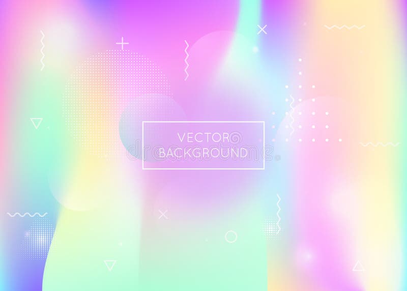 Abstract Fluid. Magic Multicolor Composition. Round Banner Stock Vector ...