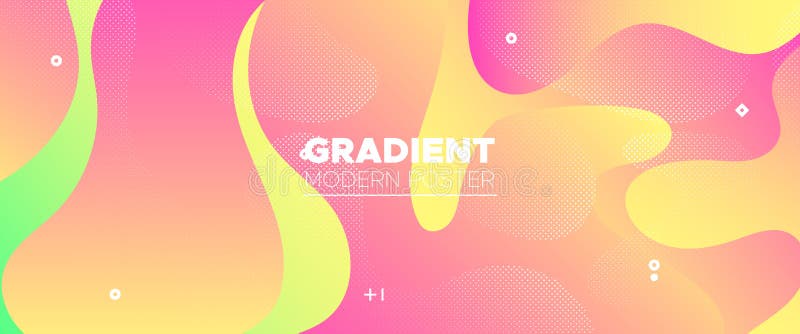 Abstract Fluid Pattern. Pink Minimal Poster Stock Vector - Illustration ...