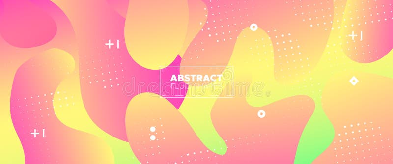 Abstract Fluid Pattern. Red Minimal Poster Stock Illustration ...