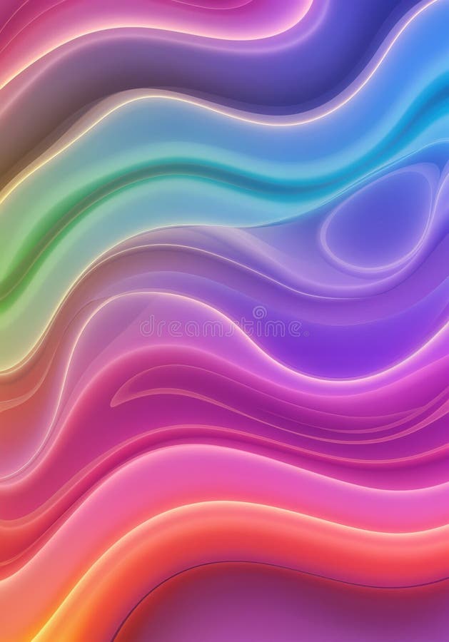 "Neon Flux: a Psychedelic Dance of Color and Form" Stock Illustration ...