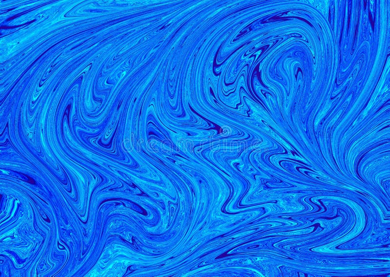 Abstract Fluid Background with Blue Colour Stock Illustration ...