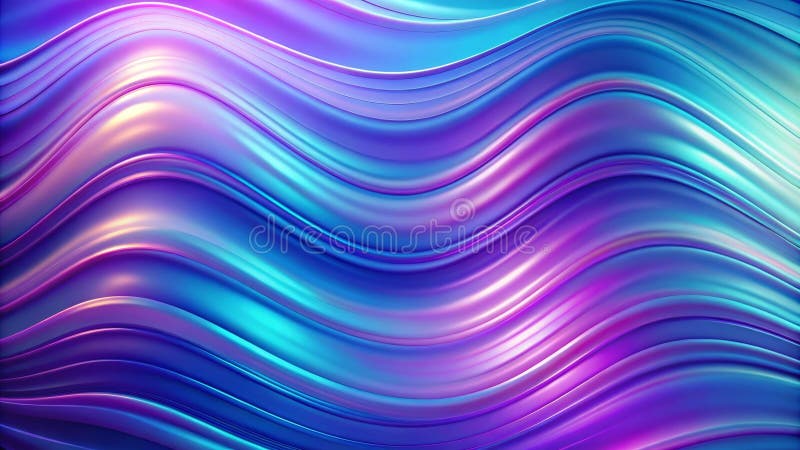 Abstract Fluid Wave Background with Vibrant Hues and Smooth Curves ...