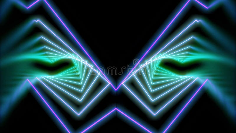 Fluorescent Neon Gradient Abstract Background. Vibrant Dynamic Design ...