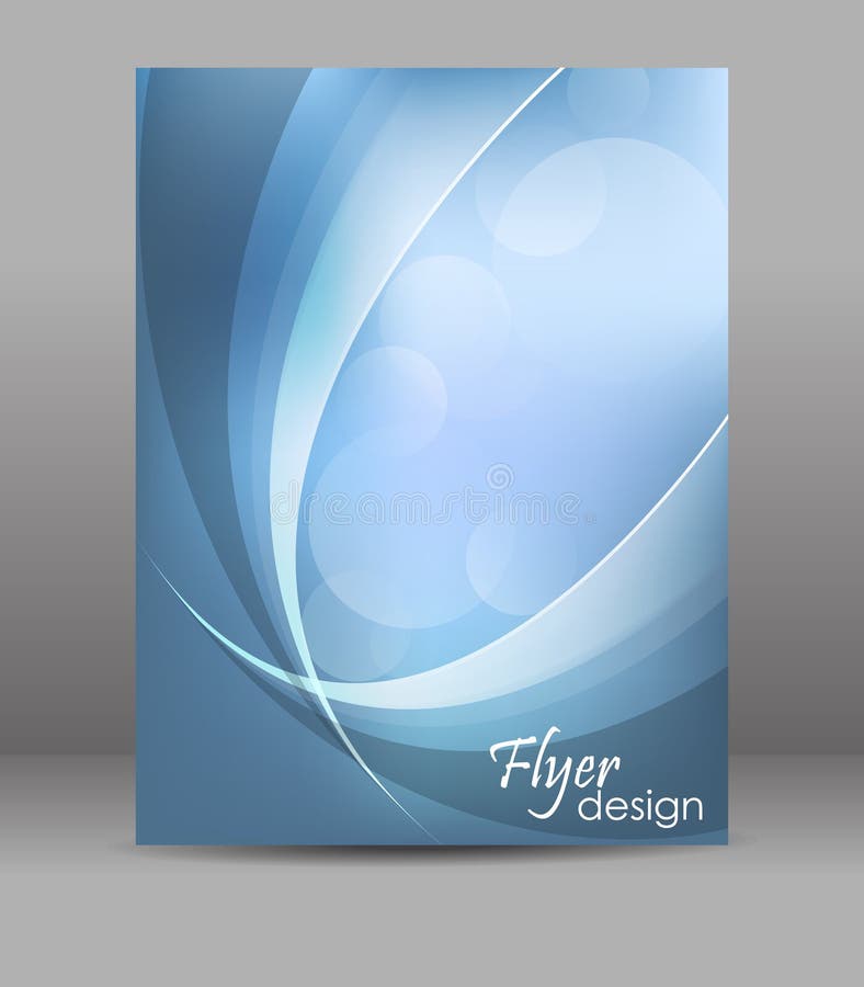 Abstract Flyer or Brochure Template, Design Stock Vector - Illustration ...