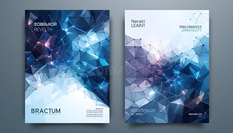 Abstract Flyer Design with Transparency and Polygonal Geometry for ...