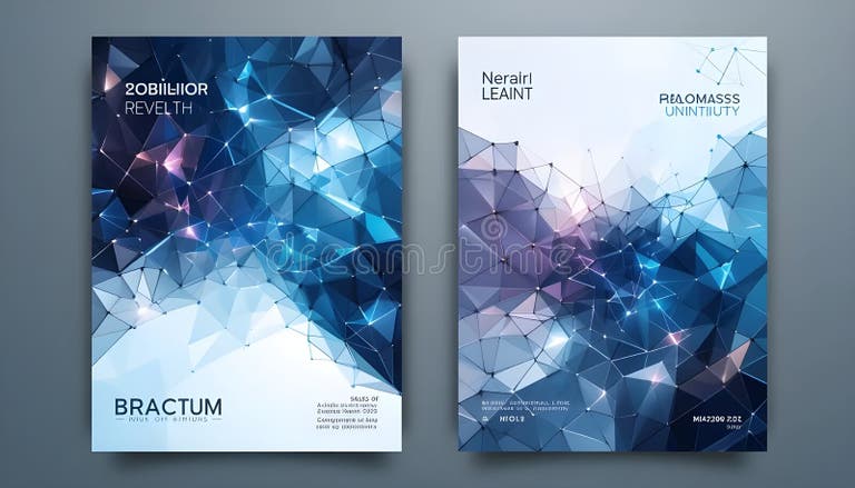 Abstract Flyer Design with Transparency and Polygonal Geometry for ...