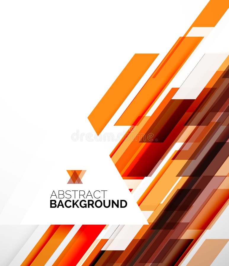 Abstract Flyer Template Design Background Stock Vector - Illustration ...