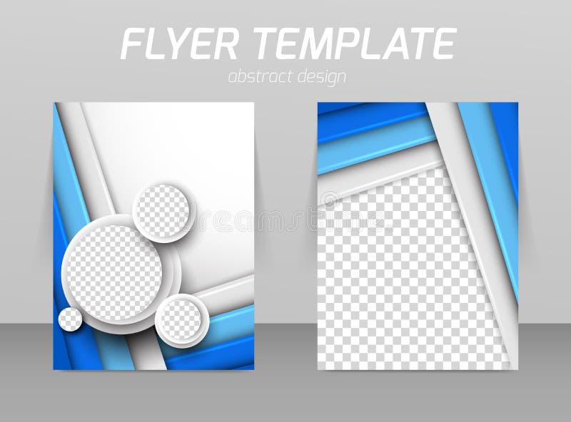 Abstract Flyer Template Design Stock Vector - Illustration of card ...