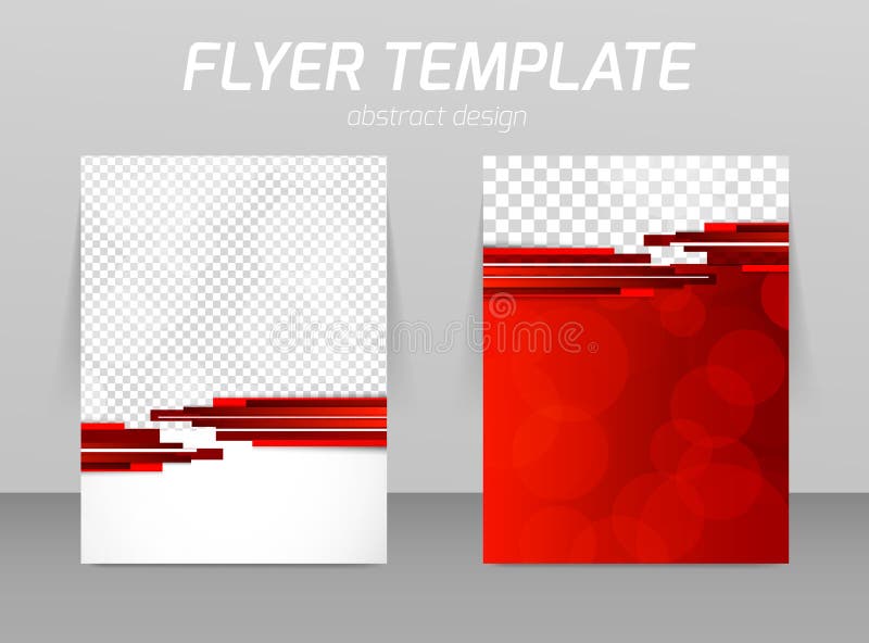 Abstract Flyer Template Design Stock Vector - Illustration of frame ...
