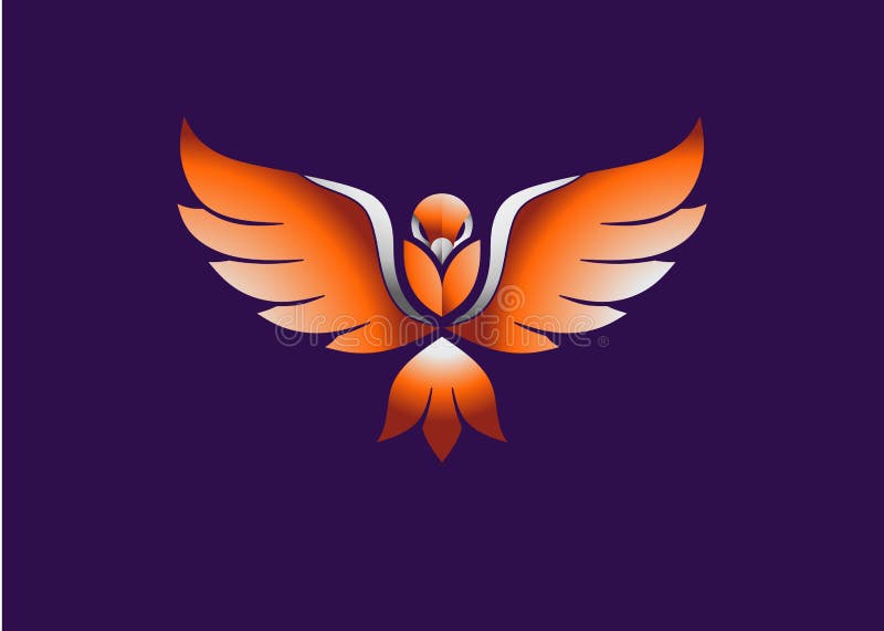 Flying bird logo vector stock vector. Illustration of identity - 197540275