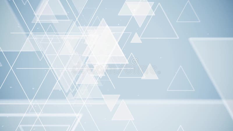 Abstract Flying Glow Triangle Shape Particles Stock Footage - Video of ...