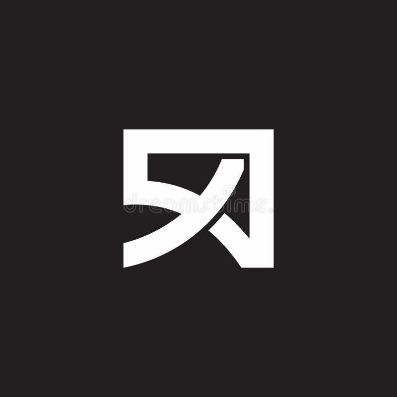 Abstract Flying Kite Simple Line Logo Vector Stock Vector ...