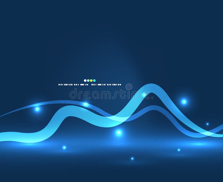 Abstract flying lights stock vector. Illustration of frame - 30926697