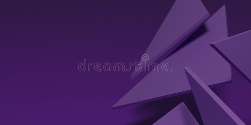 Abstract Flying Purple Triangles Pattern Luxury Dark Background. Modern ...