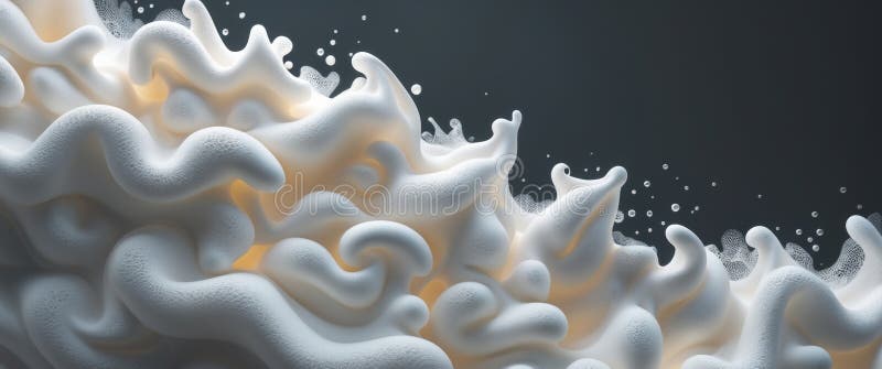 Abstract Foam Texture on Dark Background for Modern Design Concepts ...